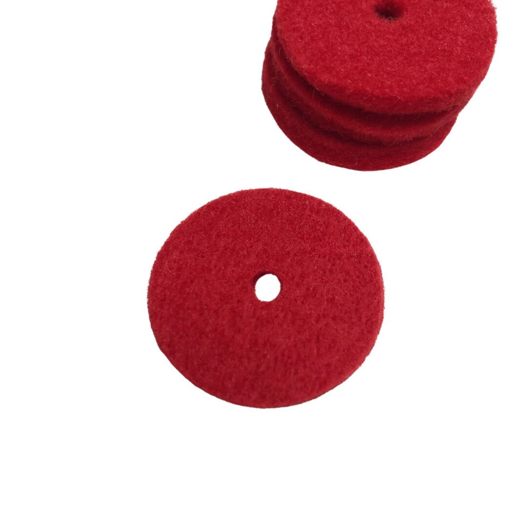 Spool Pin Felt Pads for All Vertical Spool Pins, Red Thick Felt Pads ...