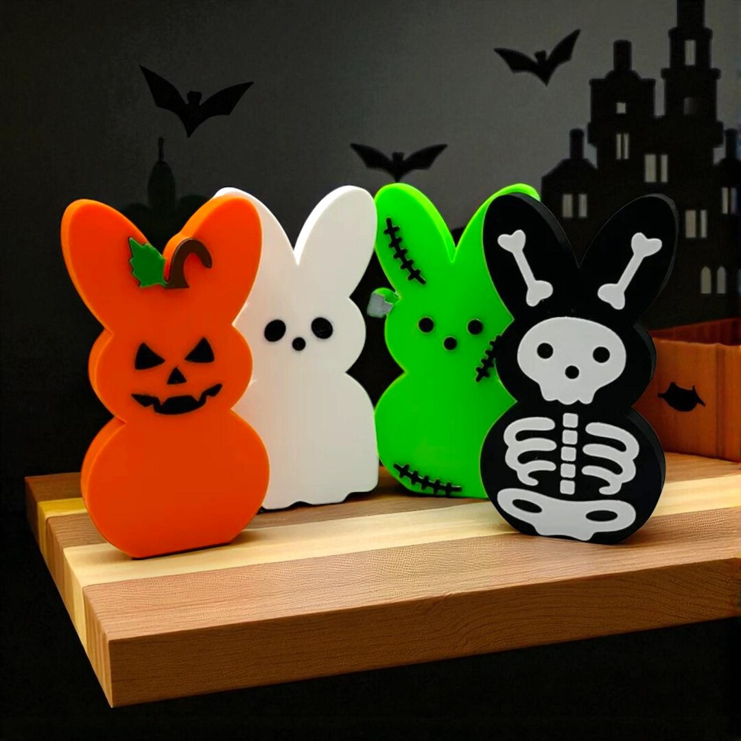 Creepy Halloween Peep Decorations 3d Printed - Etsy