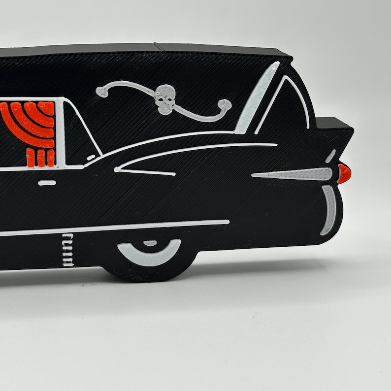 3d Printed Hearse Decoration - Etsy