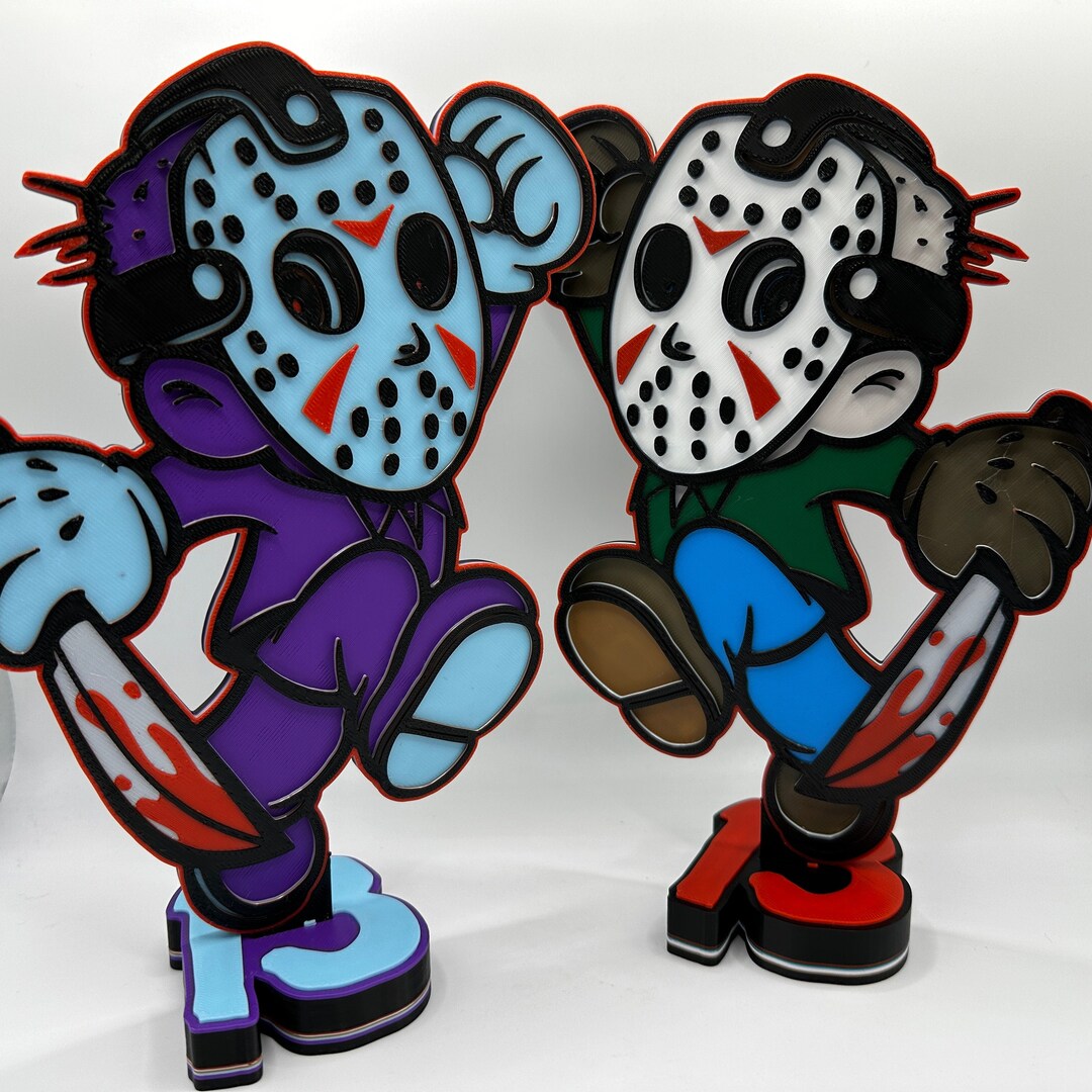 Horror Icon Video Game Mashup Standing Decorations 3d Printed - Etsy