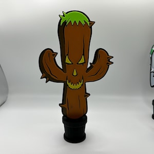 Spooky Cactus Halloween Decorations 3d Printed - Etsy