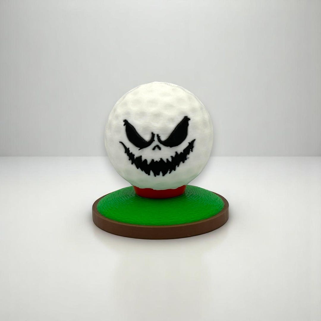 Spooky Golf Ball Decoration 3d Printed - Etsy