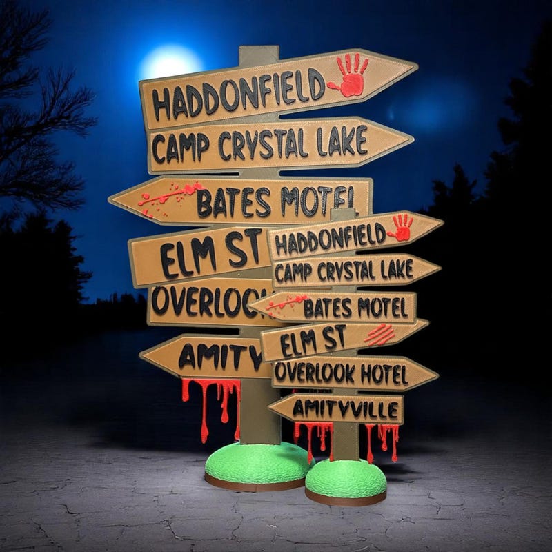 Horror Movie Signs - Etsy