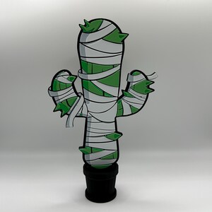 Spooky Cactus Halloween Decorations 3d Printed - Etsy