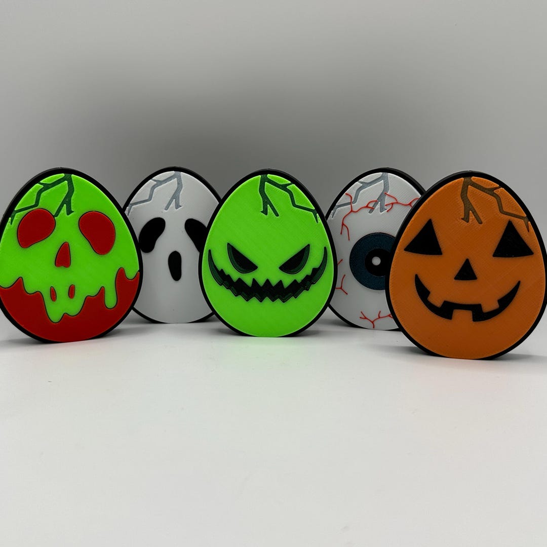 Creepy Easter Egg Decorations 3d Printed - Etsy