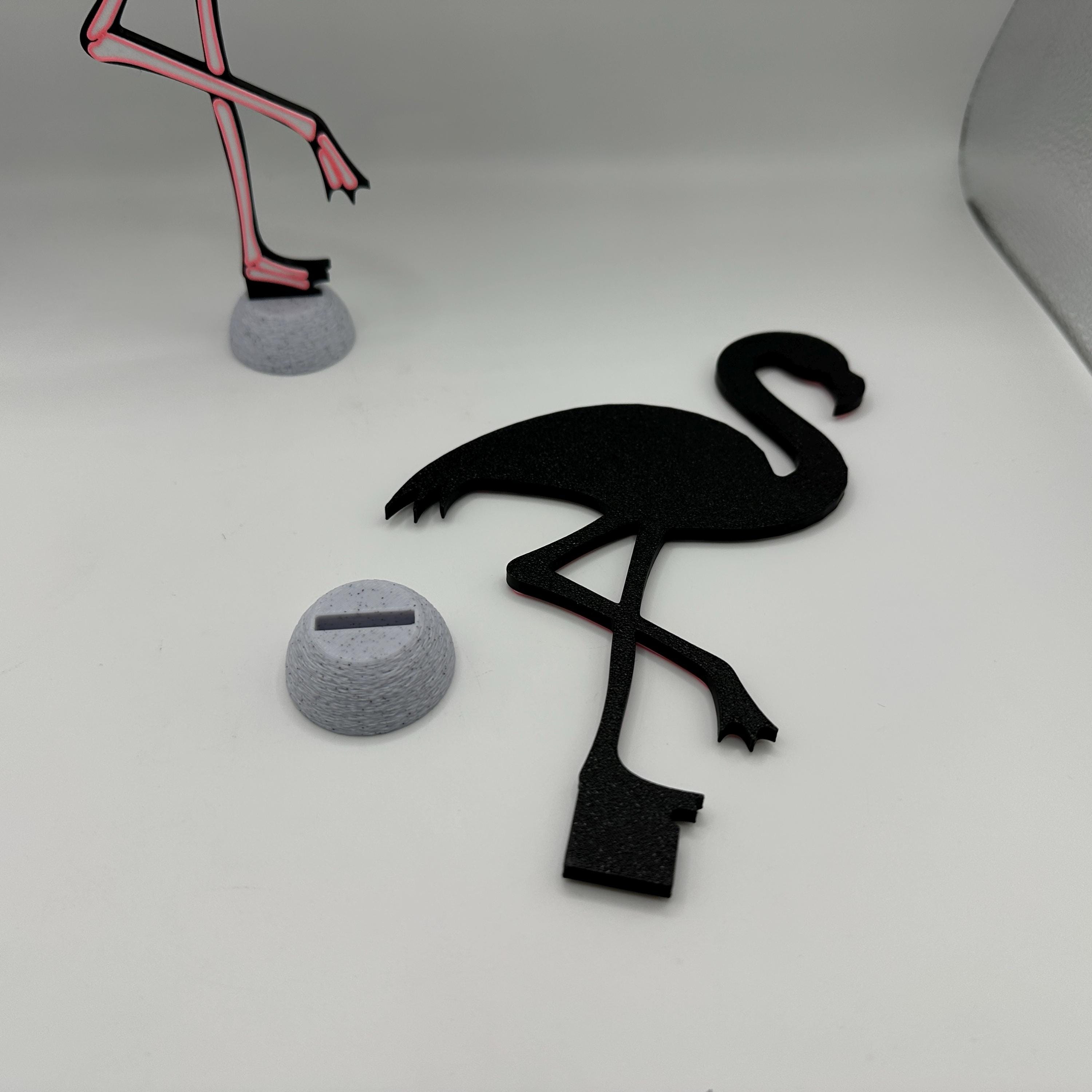 Skeleton Flamingo Decorations 3d Printed - Etsy