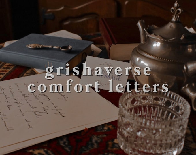 Grishaverse Comfort Letter - Etsy