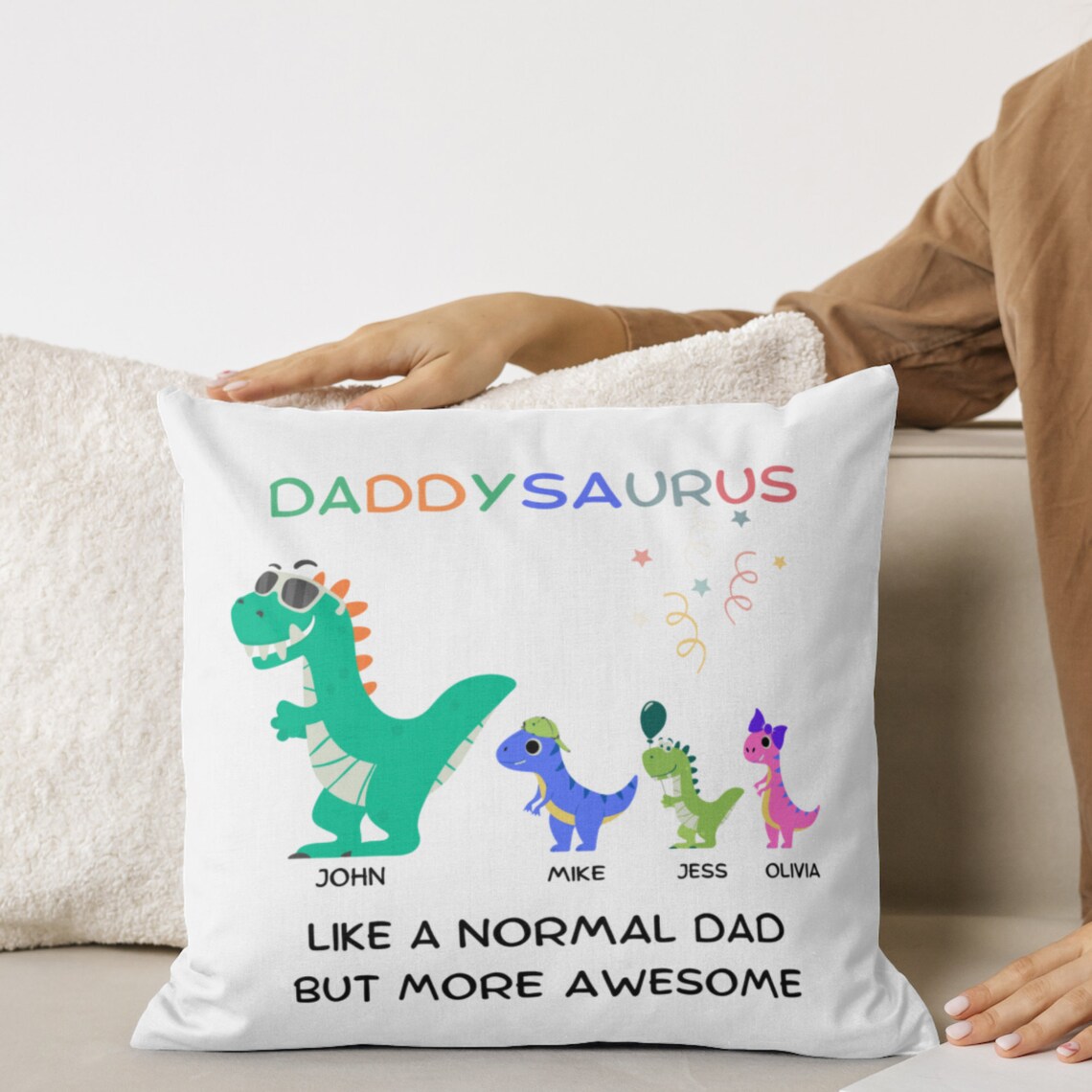 Custom Daddysaurus Like A Normal Dad but More Awesome Png - Etsy