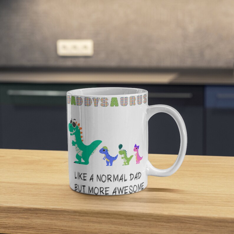 Daddysaurus Like A Normal Dad but More Awesome Png, Father' S Day Gift ...