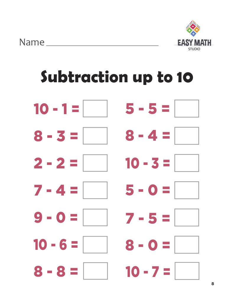 Printable Pre-school and Elementary School Math Addition and ...