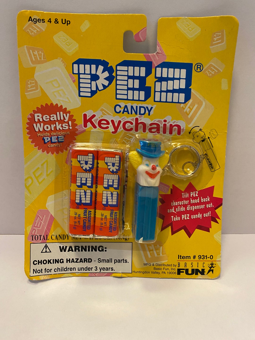 Pez Key Chain - Vintage 1990s - Etsy