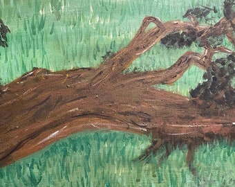 HUGE Tree Branch Painting Modern Abstract Original Art Large - Etsy