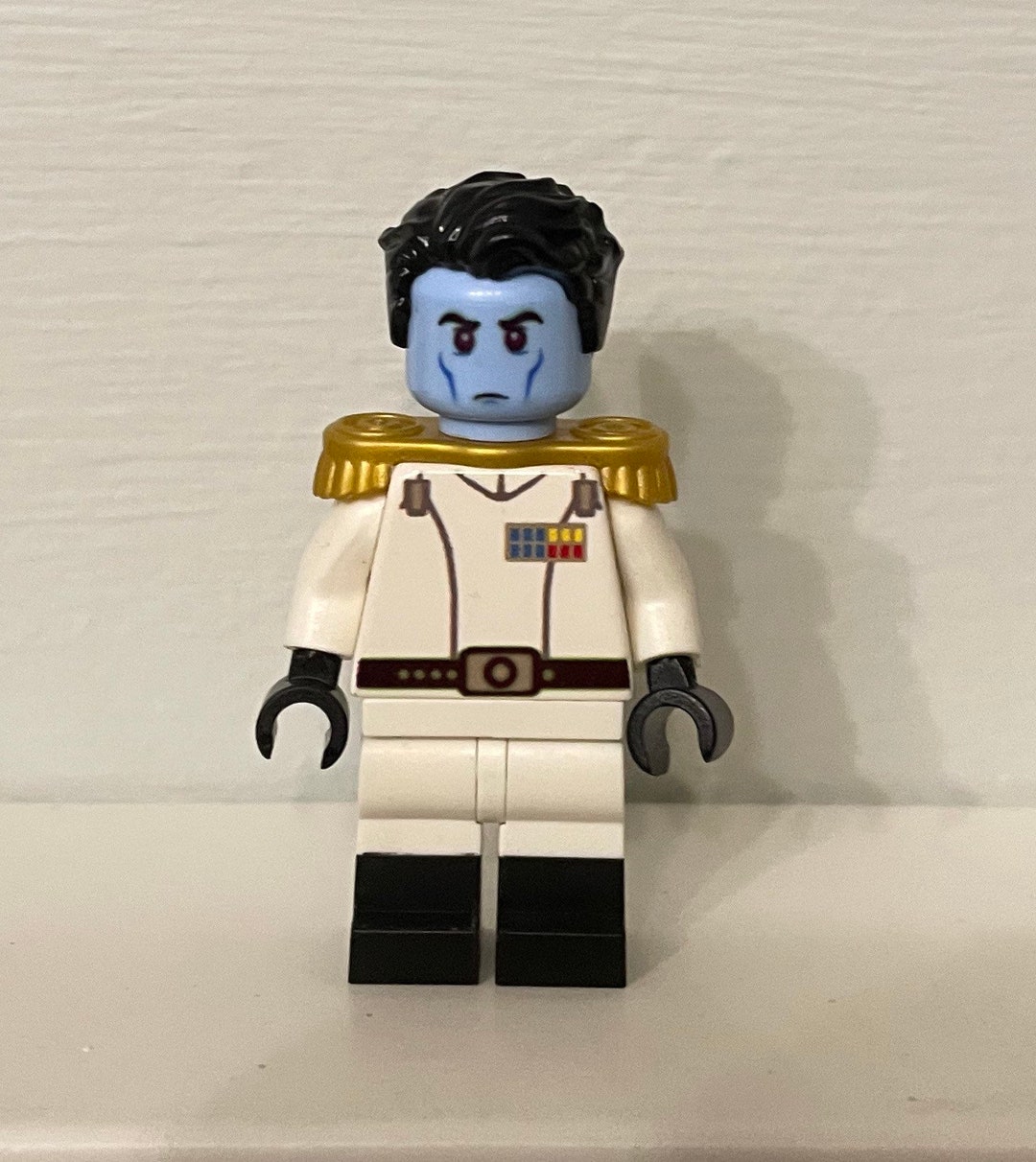 Lego Custom Star Wars Grand Admiral Thrawn Minifigure Rebels - Etsy