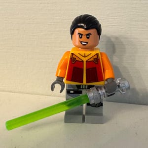 Lego Custom Star Wars Rebels Ezra Bridger Jedi Minifigure - Etsy