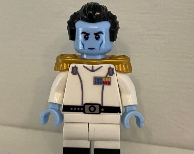 Lego Custom Star Wars Grand Admiral Thrawn Minifigure Rebels - Etsy