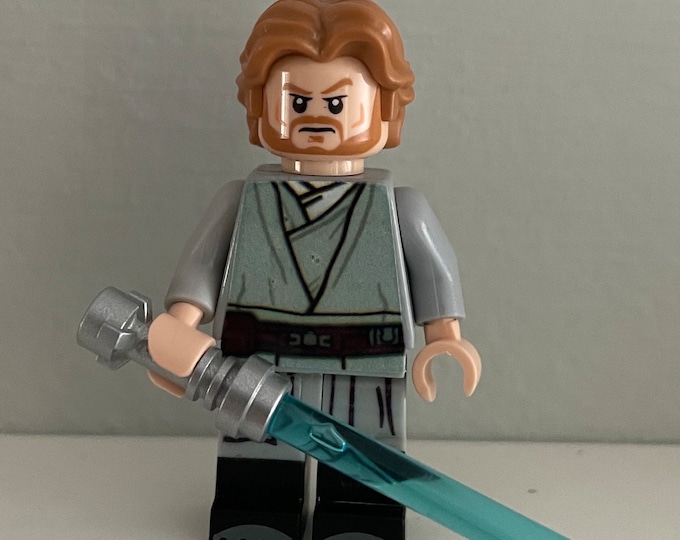 Lego Custom Star Wars Ben Obiwan Kenobi Minifigure Jedi Knight the ...