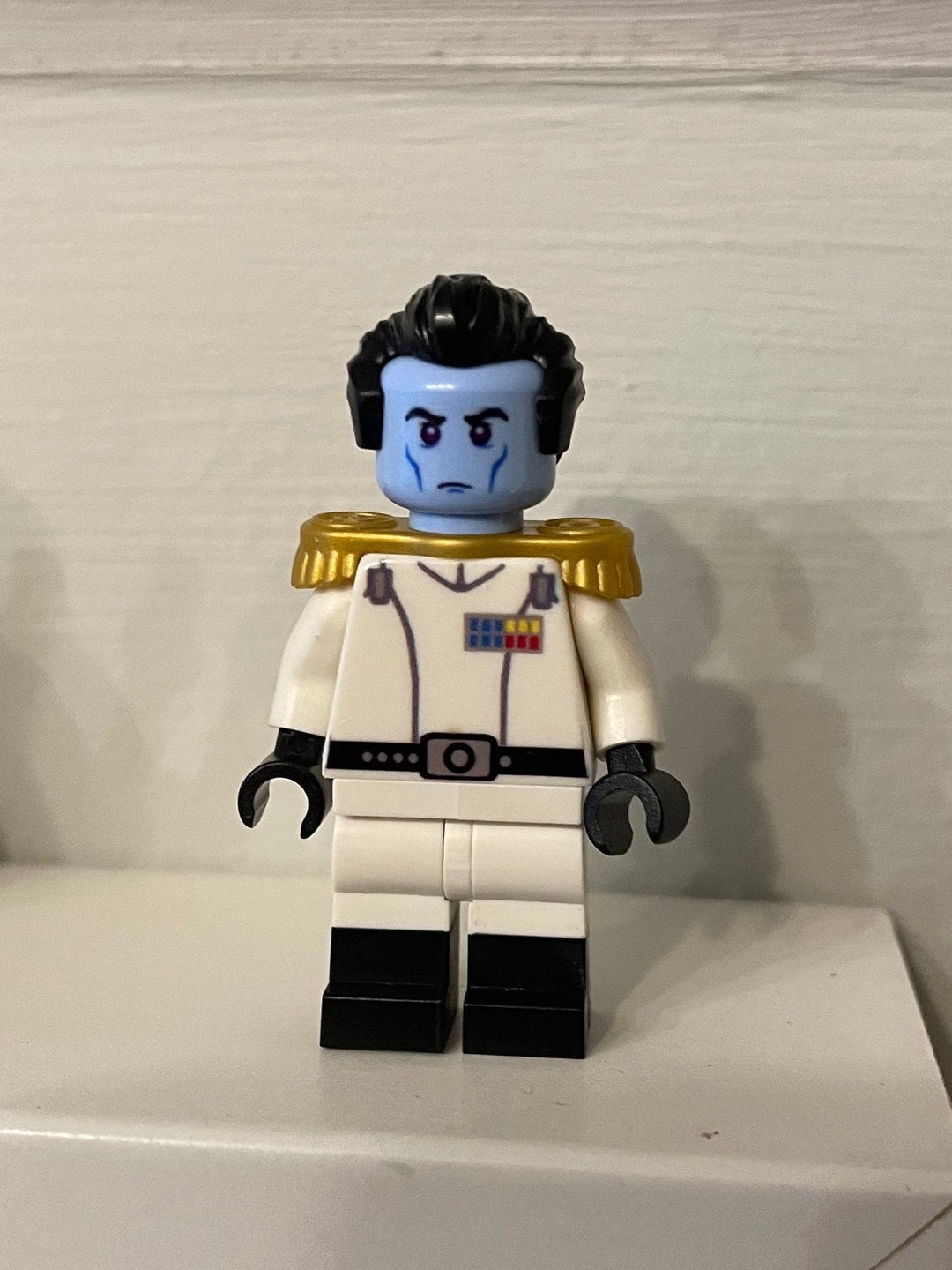 Lego Custom Star Wars Grand Admiral Thrawn Minifigure Rebels - Etsy