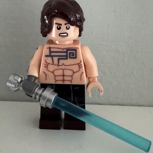 Lego Custom Star Wars Anakin Skywalker Blue Nelvaan Tattoo Clone Wars ...