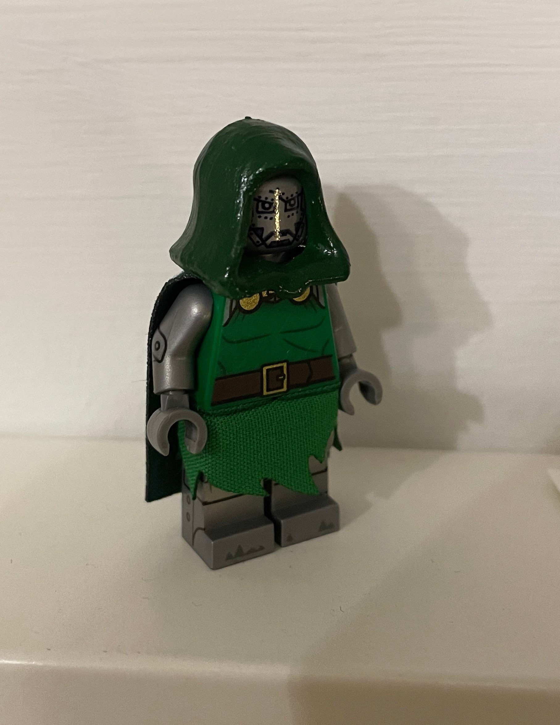 Lego Custom Marvel Comics Dr Doctor Doom Silver Minifigure | Etsy