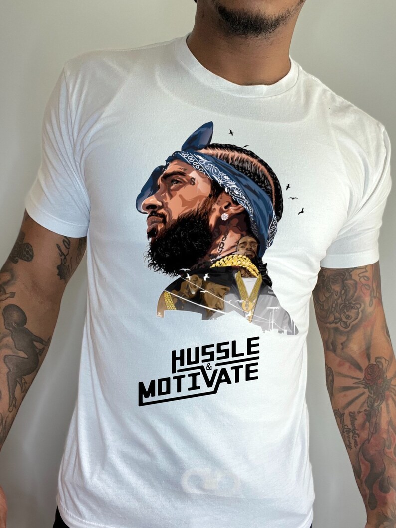 Nipsey Hussle & Motivate Shirt - Etsy