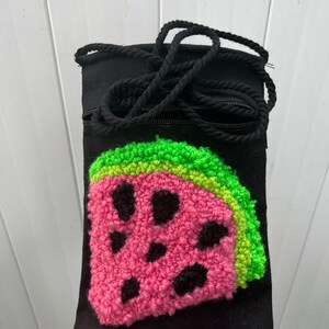 Handmade Tufted Watermelon, Rugs, Magnets, Coasters, Purse, Mug Rug ...
