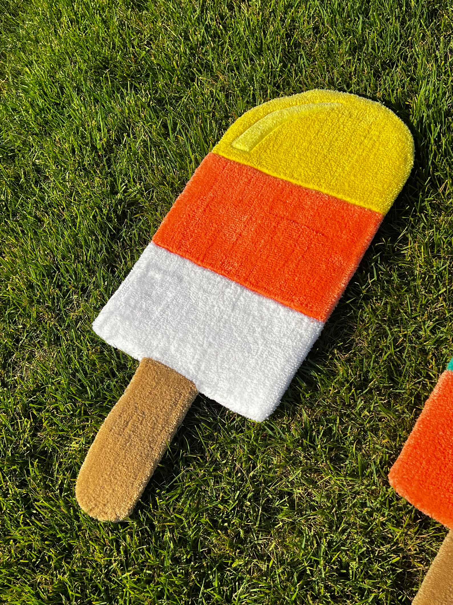Tufted Ice Cream Popsicle Rug Colorful Decor Handmade - Etsy