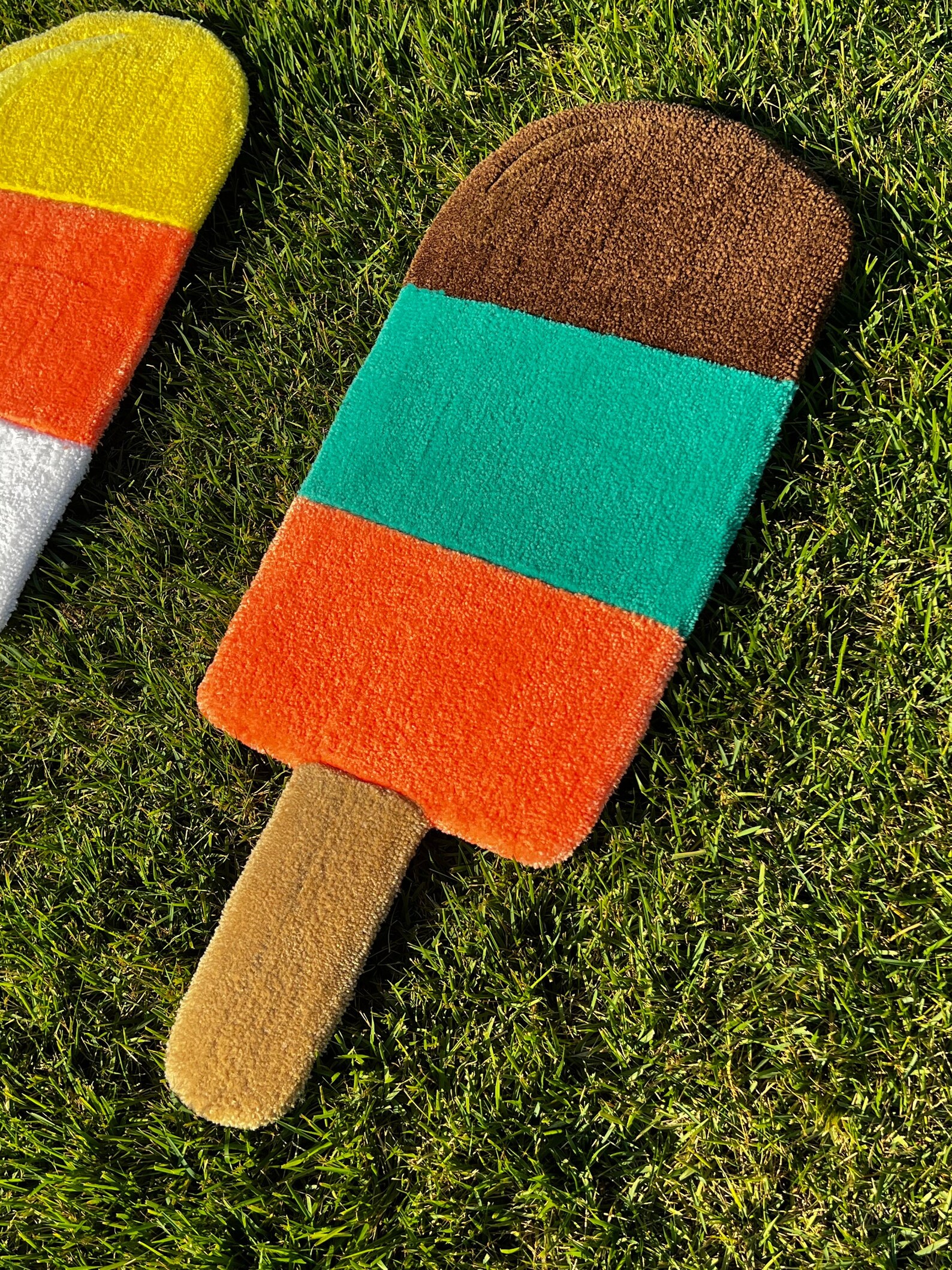 Tufted Ice Cream Popsicle Rug Colorful Decor Handmade - Etsy