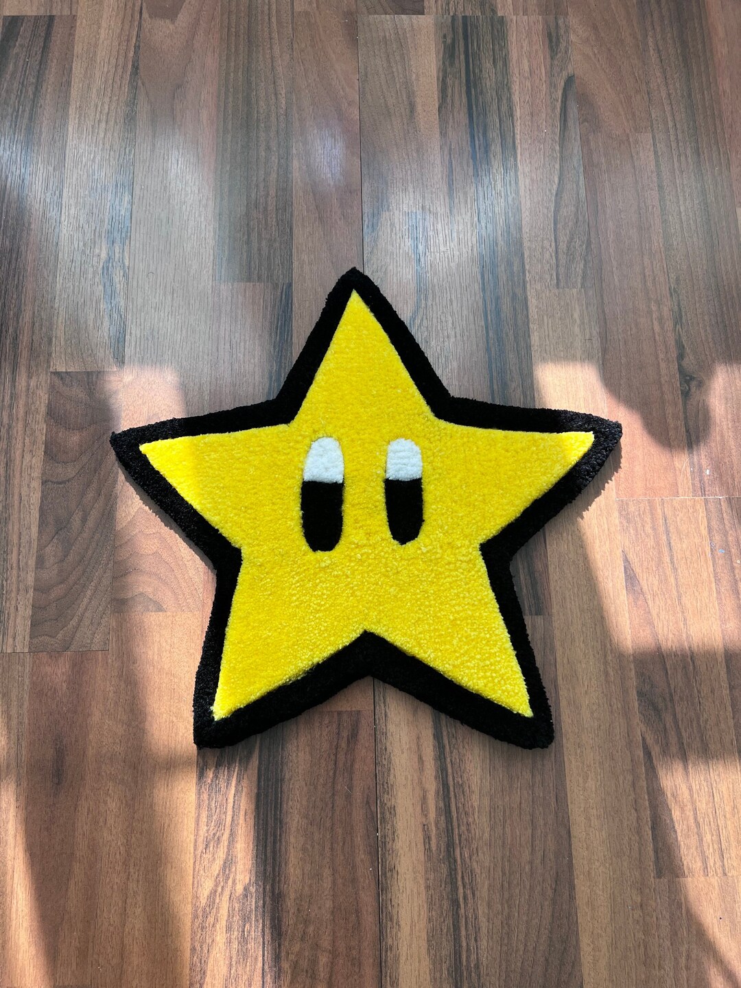 Tufted Mario Super Star Rug, Wall-hanging, PRE-ORDER Custom Carpet ...