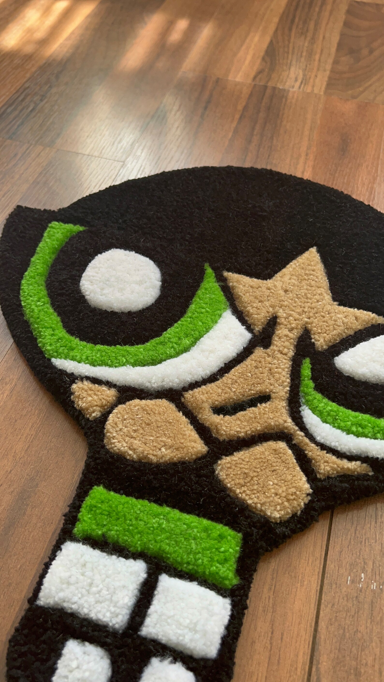 Handmade Tufted Buttercup Powerpuff Girl Wall-hanging Rug - Etsy