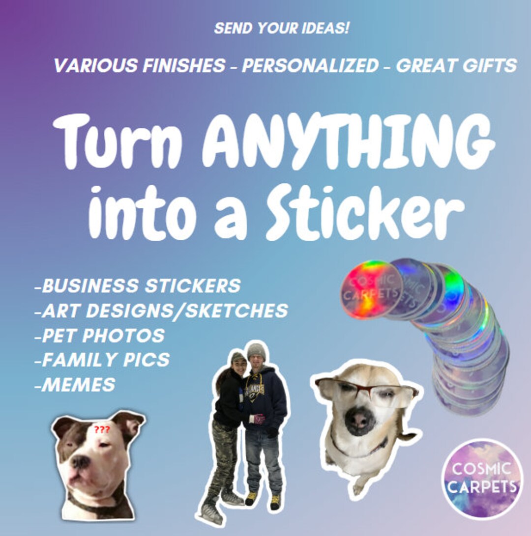 Custom Stickers Personalized Custom Photo Stickers, Submit Your Own ...