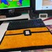Tufted Minecraft Chest Keyboard Pad, Handmade Rug, Retro Gaming Decor ...
