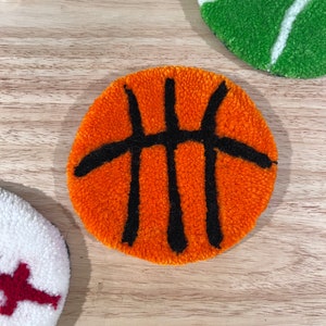 Sport Coasters Tufted Mug Rugs, Gifts for Men, Sports Gifts, Sport ...