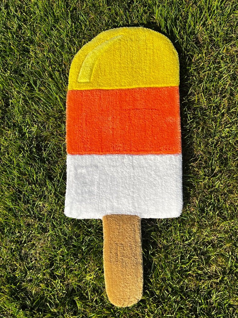 Tufted Ice Cream Popsicle Rug Colorful Decor Handmade - Etsy