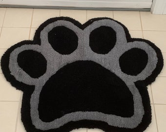 Paw Print Carpet - Etsy