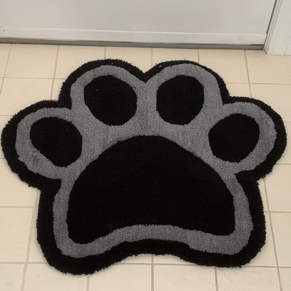 Paw Rug - Etsy