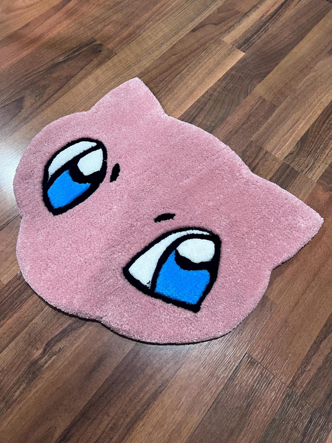 Mew Tufted Rug, Handmade Custom Carpet, Gamer Room, Gifts for Him, Tcg ...