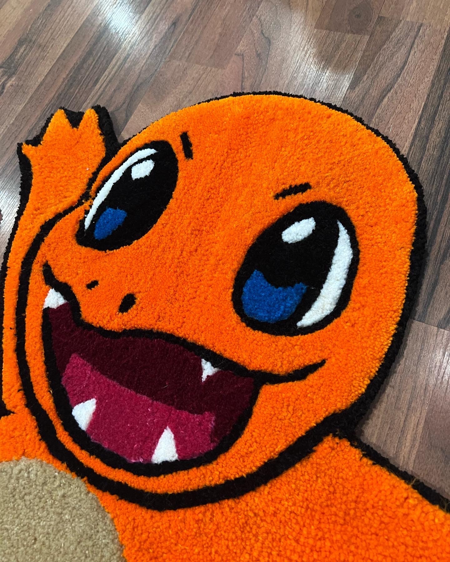 Charmander Tufted Pokémon Rug Pre-order Custom Handmade - Etsy