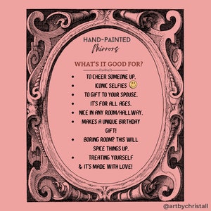 Psychedelic Mirror, Art Decor, Plaque Wooden Art, Hand Painted Wall ...