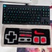 Tufted Nintendo NES Controller Keyboard Pad, Handmade Rug, Retro Gaming ...