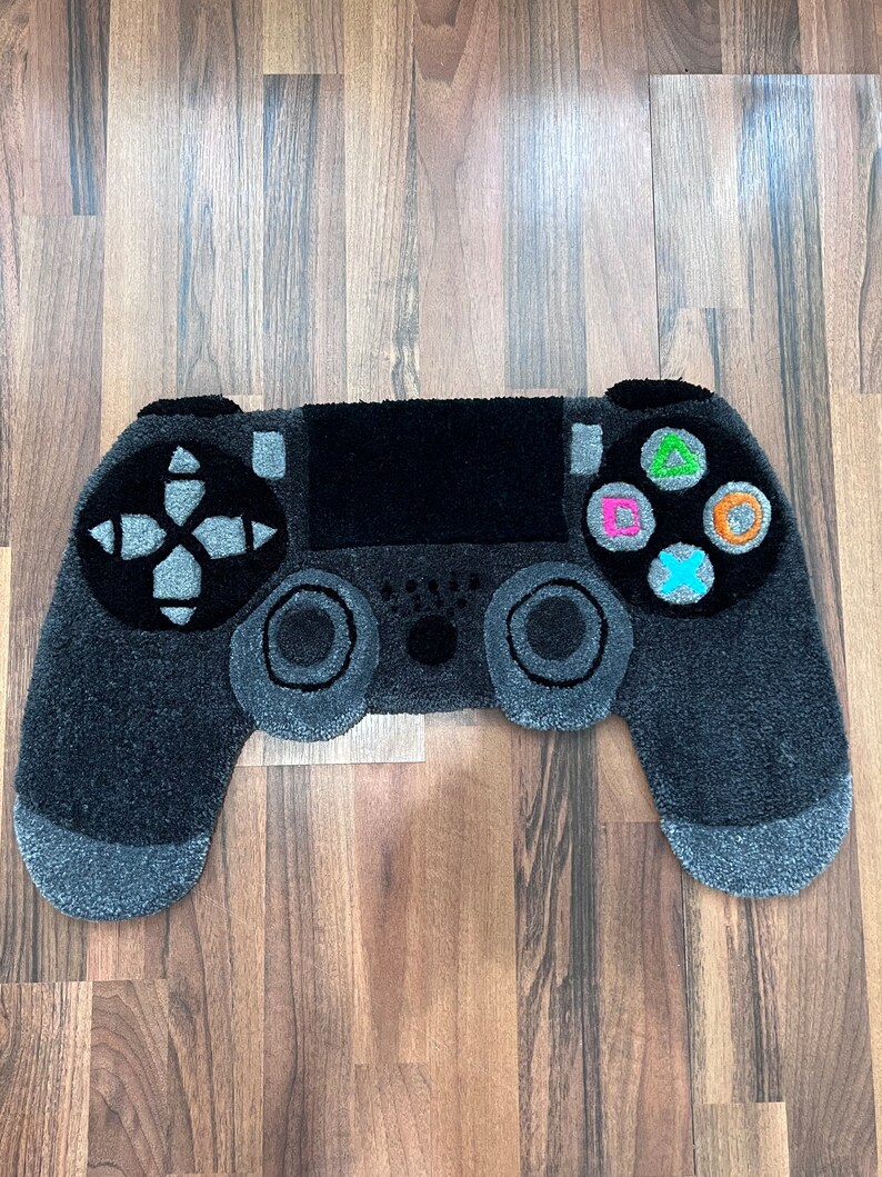 PS4 Playstation Tufted Controller Rug, PRE-ORDER 1.5-5.5FT, Gifts for ...
