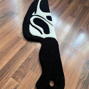 Scream Halloween Knife Tufted Rug, Ghostface, Movie Scream, Custom Rug ...
