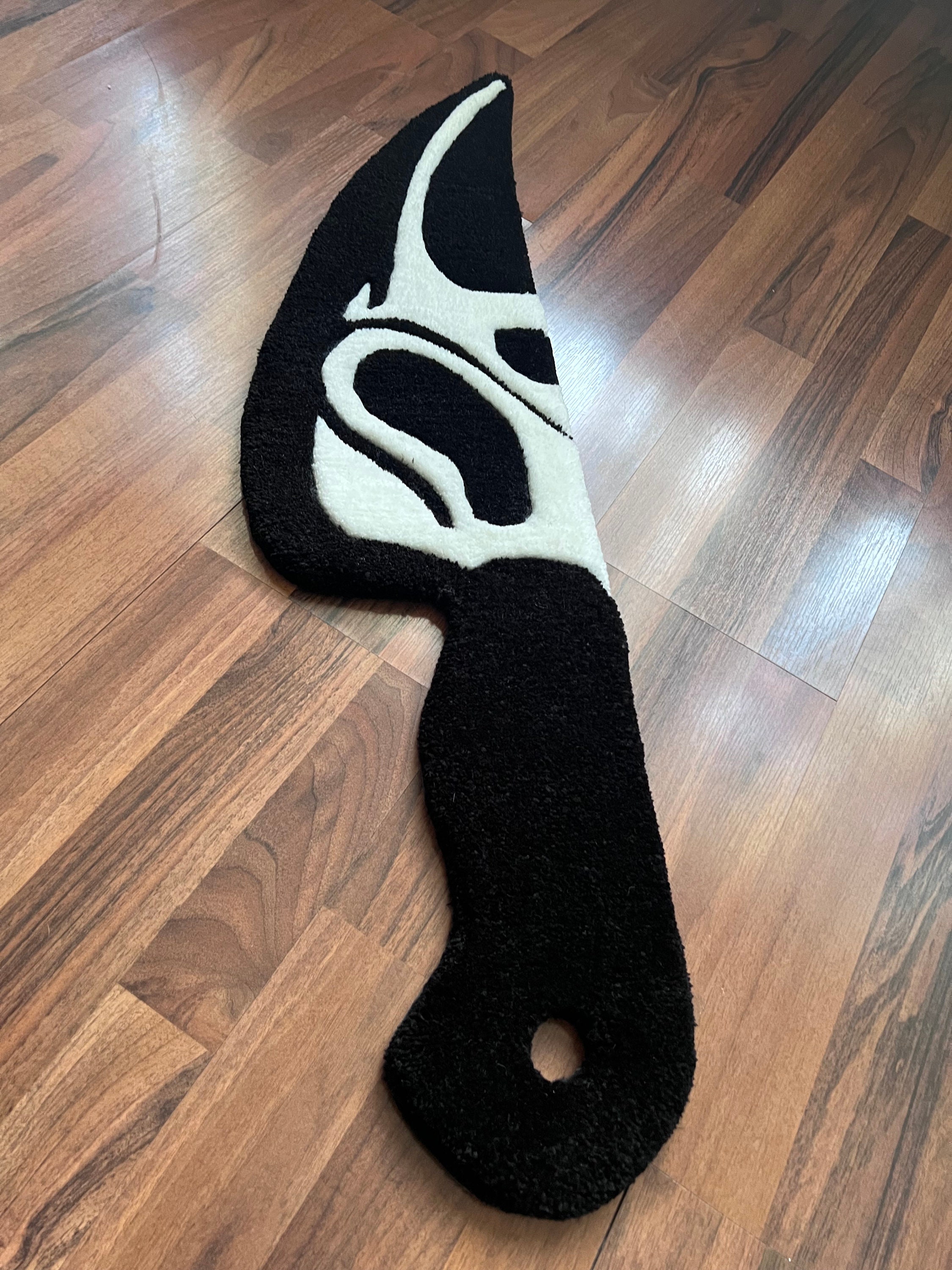 Scream Halloween Knife Tufted Rug Ghostface Movie Scream - Etsy