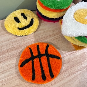 Sport Coasters Tufted Mug Rugs, Gifts for Men, Sports Gifts, Sport ...