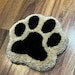 Tufted Handmade Animal Paw Print Rug Preorder 0.5-5 Feet, Pet Gift, Pet ...