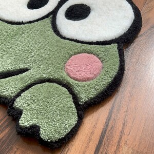 Kawaii Frog Handmade Tufted Rug - Etsy