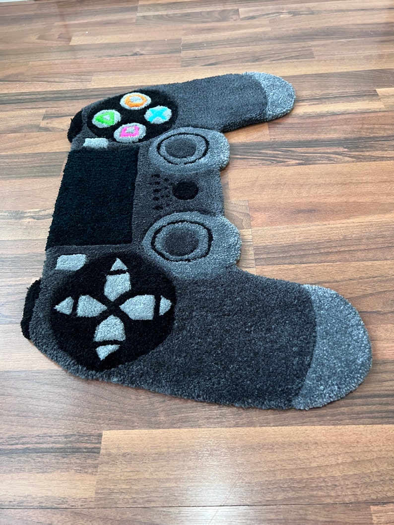 PS4 Playstation Tufted Controller Rug PRE-ORDER 1.5-5.5FT - Etsy