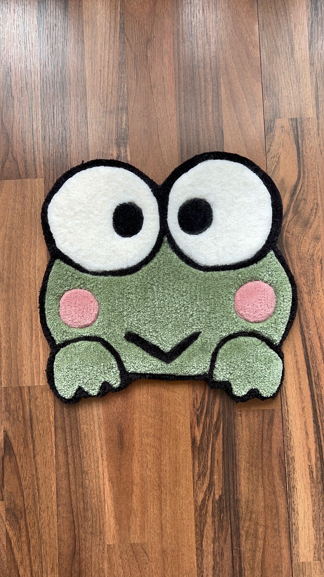 Kawaii Frog Handmade Tufted Rug - Etsy