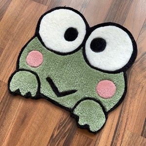 Kawaii Frog Handmade Tufted Rug - Etsy