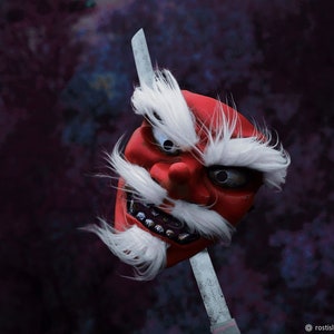 Classic Japanese Tengu Mask - Etsy