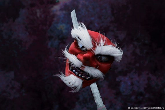 Classic Japanese Tengu Mask - Etsy